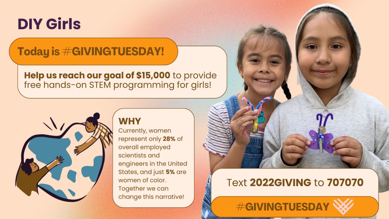 DIY Girls Giving Tuesday 2022 - Pledge